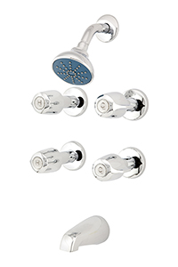 Gerber Three and Four Handle Tub/Shower Valves